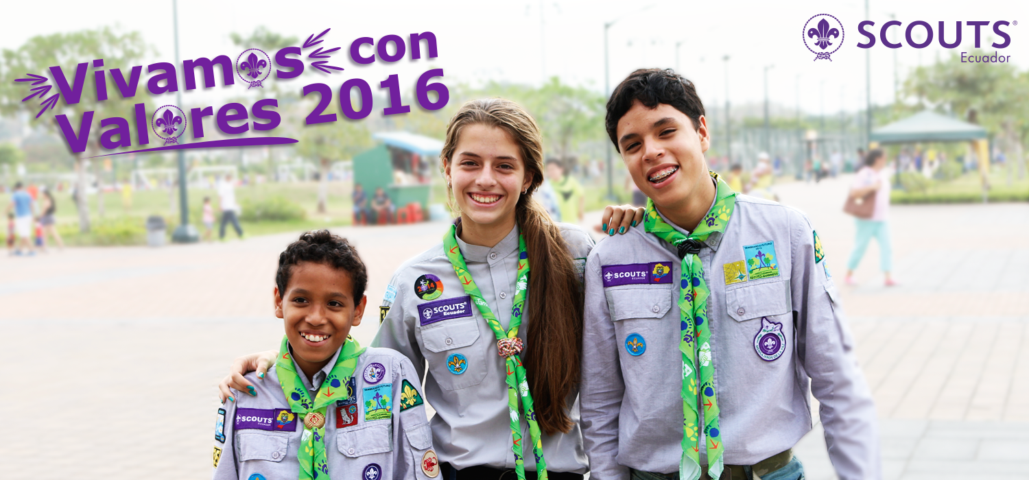 Vivamos con valores – scouts ecuador