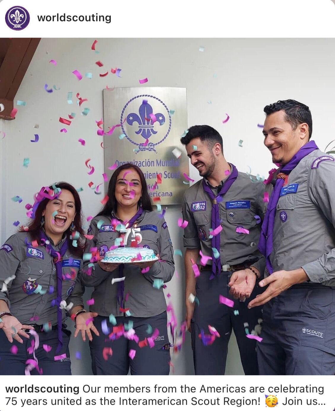 Lyda Pavón – Candidata CSI – scouts ecuador